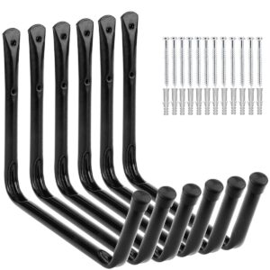 yisunnan kayak storage utility rack, heavy duty garage hangers, wall mount or dock hanging hooks for canoe,paddle board,surfboard,snow board,ladder