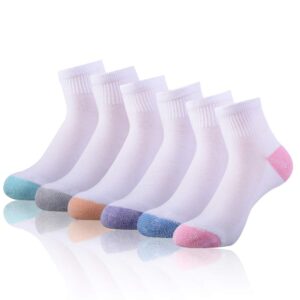 joynÉe ankle socks women low cut athletic running with cushion for sports and casual use 6-pairs pack