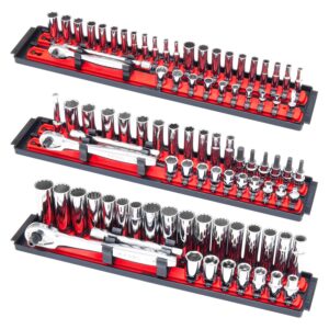 ERNST Socket Boss Combo 3-Pack, Red, Model Number: 8510A