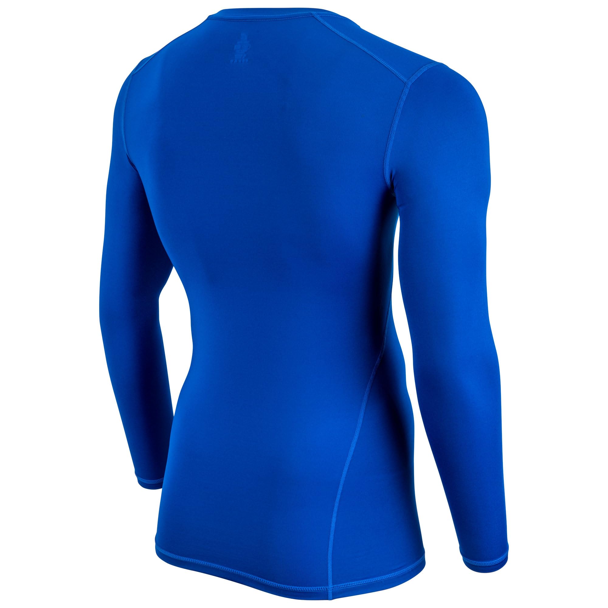 Champro Mens Long Sleeve Compression Shirt - Polyester Spandex, Royal, Medium US