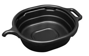 lisle 17972 4.5 gallon oval drain pan, black