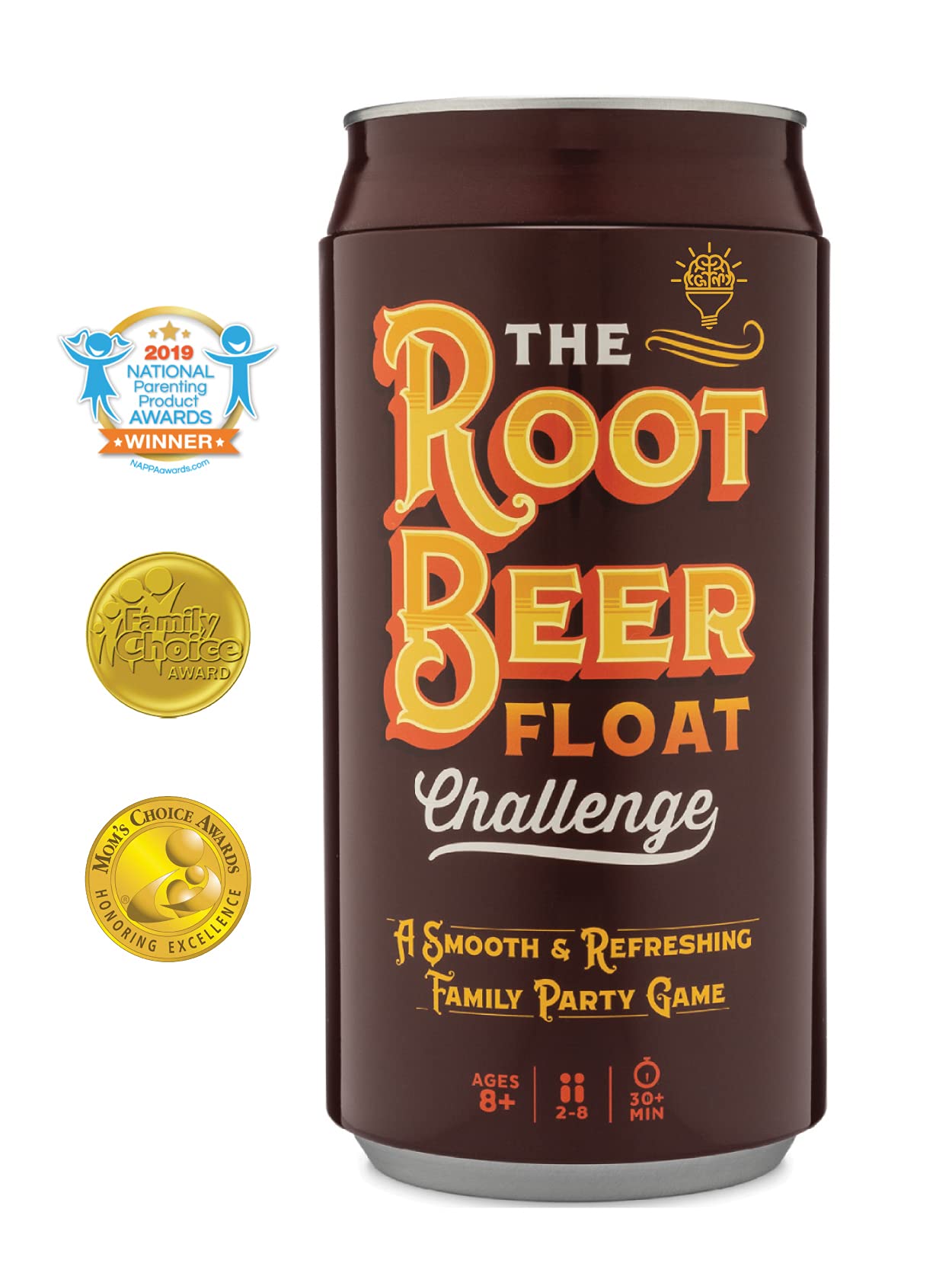 Root Beer Float Challenge Game, a Creative Kids Game for Family Game Night, Interactive Fun for 2-8 Player - Adults and Children Ages 8+, by Gray Matters Games