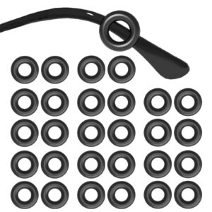 smarttop 14pairs eyeglass ear grips sleeve holder-eyeglasses ear hooks -comfort anti-slip glasses ear grip-for kids and adults sunglasses, reading glasses, sport eyewear (black)