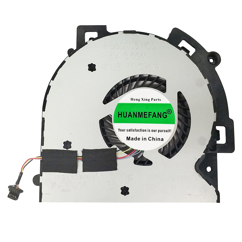 New CPU Fan Compatible HP Envy X360 15-AR TPN-W119 W120 M6-AQ M6-AR M6-AR004DX M6-AQ003dx M6-AQ005dx m6-w011dx M6-AQ004DX M6-AQ103DX M6-AQ105DX CPU Cooling Fan P/N DFS200405BD0T 856277-001