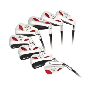 ram golf laser graphite hybrid irons set 4-sw (8 clubs) - mens right hand - senior flex