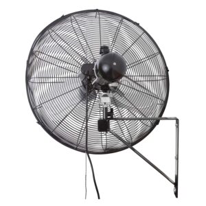 OEMTOOLS OEM24893 24" Outdoor Oscillating Wall Fan, 6800 CFM Large Industrial Fan, Wall Mount Oscillating Fan For Garage, Outdoor Oscillating Fans For Patios, Waterproof Shop Fans, Heavy Duty, 24 Inch