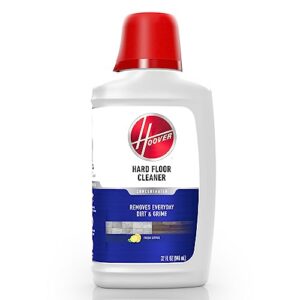 hoover hard floor cleaner for sealed hard floors, concentrated cleaning solution for hard floor cleaner machines, 32 fl oz formula, white, ah31428