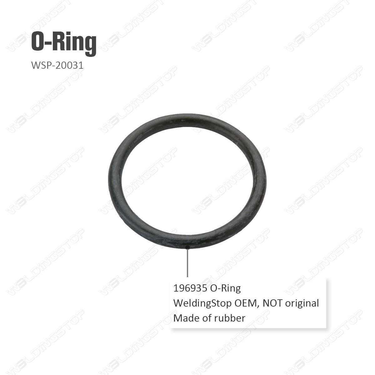 WeldingStop 196935 Plasma O-Ring for Miller Spectrum 125C Cutter ICE-12C Torch PK-5