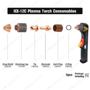 WeldingStop 196935 Plasma O-Ring for Miller Spectrum 125C Cutter ICE-12C Torch PK-5