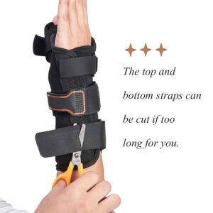 Wrist Brace & Thumb Spica Splint, for De Quervain's Tenosynovitis, Tendonitis, Carpal Tunnel & Arthritis Wrist Support Thumb Splint (Left Hand - Medium)