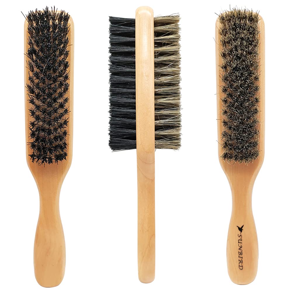 Sunbird,Beard Brushes For Men,Hair Styling Brush,Beard Brush With Handle