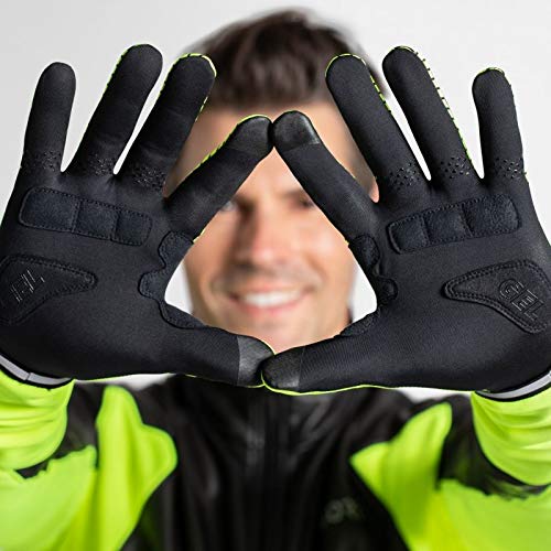 GORE WEAR Bike Wear Unisex C3 GTX I Stretch Mid Gloves, neon Yellow/Black, 3X-Large