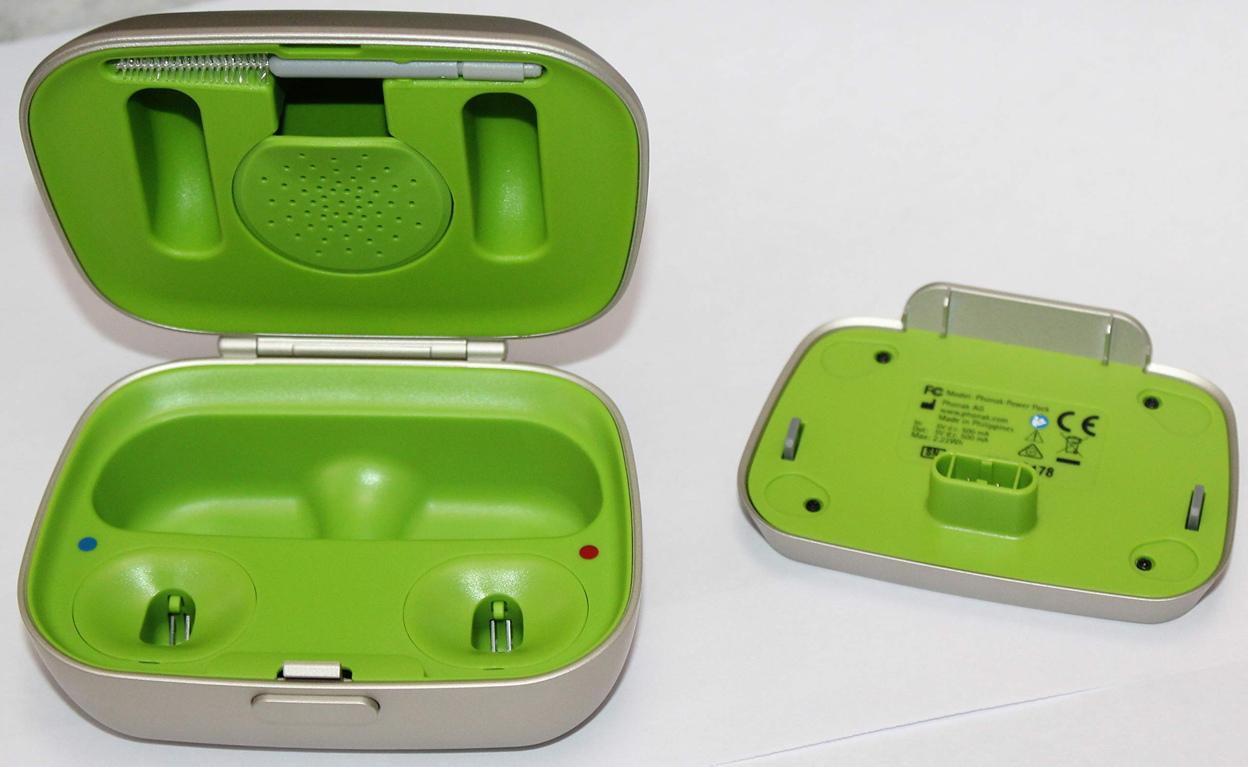 Charger Case with Power Pack for Audeo Marvel Rechargeable Hearing Instrument.