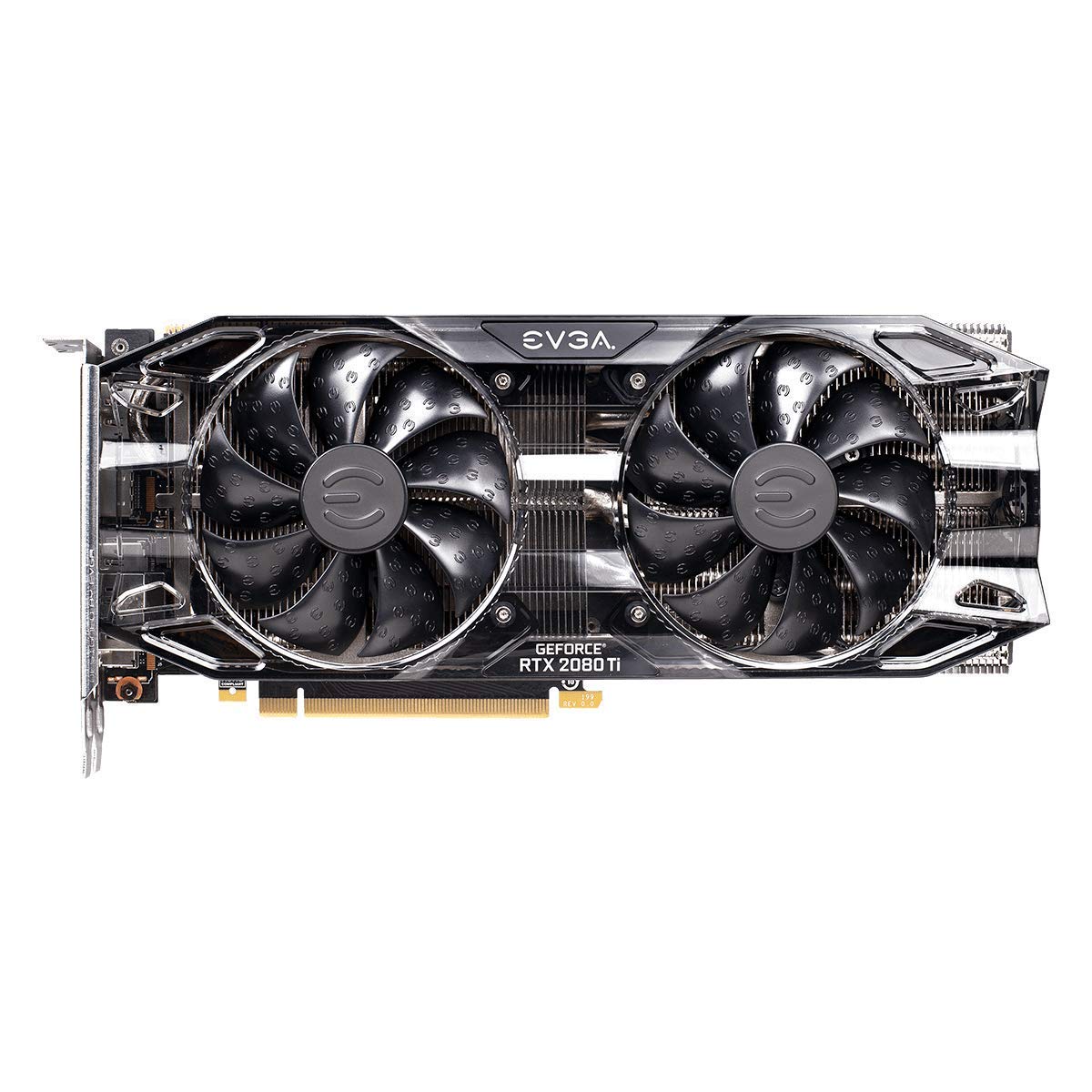 EVGA GeForce RTX 2080 Ti Black Edition Gaming, 11GB GDDR6, Dual HDB Fans & RGB LED Graphics Card 11G-P4-2281-KR (Renewed)