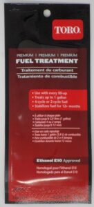 toro 130-2393 premium fuel treatment .5oz (treats up to 1 gallon)