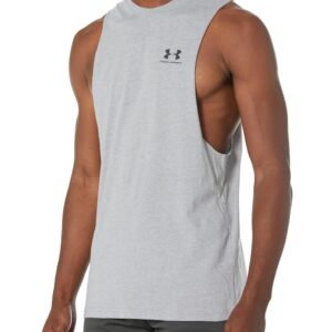 Under Armour UA Sportstyle Left Chest Cut-Off XXL Steel Light Heather