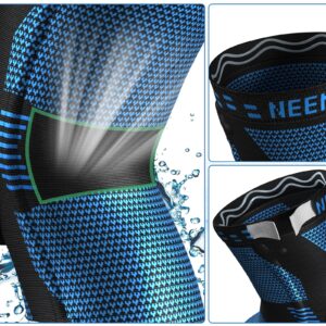 NEENCA Professional Knee Brace for Pain Relief, Medical Knee Support with Patella Pad & Side Stabilizers, Compression Knee Sleeve for Meniscus Tear, ACL, Joint Pain, Runner, Workout - FSA/HSA APPROVED