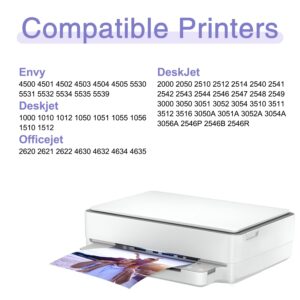 RETCH Remanufactured 61 XL Ink Cartridges Replacement for 61XL HP 61 Works with HP Envy 4500 4502 5530 DeskJet 2540 2541 2546 2549 3050 3510 OfficeJet 2620 4630 4632 Printer (1 Black 1 Tri-Color)