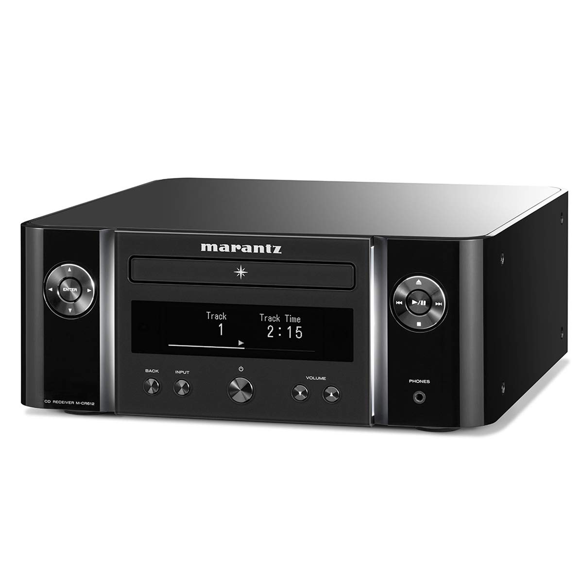 Marantz M-CR612 Network CD Receiver | Wi-Fi, Bluetooth, AirPlay 2 & HEOS Connectivity | AM/FM Tuner, CD Player, Unlimited Music Streaming | Compatible with Amazon Alexa | Black