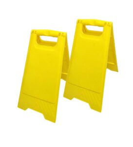 janilink blank floor sign a-frame folding [set of 2]