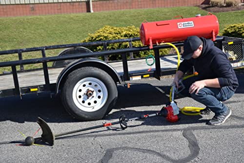 JohnDow Industries JDI-FST15 15 Gallon Fuel Station - Durable and Convenient Fuel Storage and Dispensing Solution,Red