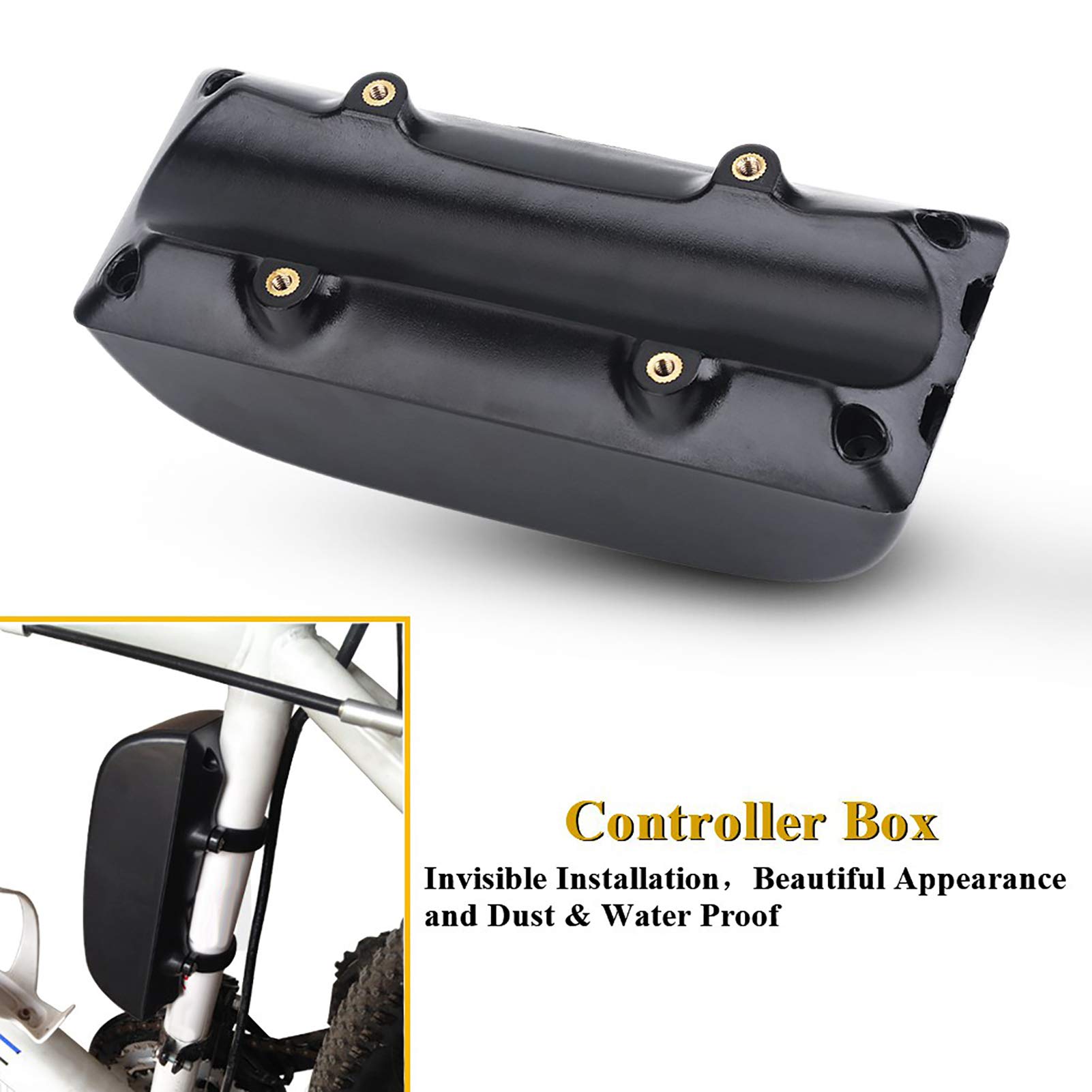 Alomejor Bike Controller Box Lithium Battery Electric Bike Controller Box Case Kit Plastic Box for Electric Bicycles Mountain Bikes Skateboard