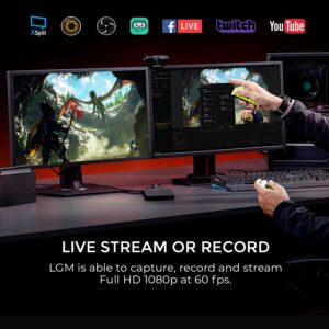 AVerMedia Live Gamer Mini Capture card, Video Stream and Record Gameplay in 1080p60 with HDMI pass-thru, Plug & Play, on OBS, Xbox series x/s, PS5, Nintendo Switch, Windows 11 / MacOs12 (GC311)