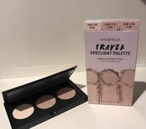 smashbox travel spotlight palette -highlighter trio .17 oz