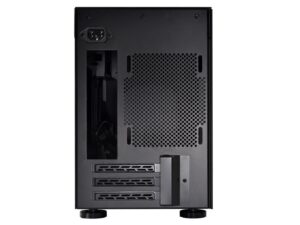 lian li tu150 aluminium tempered glass itx case -black color -tu150wx, case only