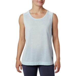 Columbia Women's Kickin It Tank Shirt, Spring Blue, X-Small