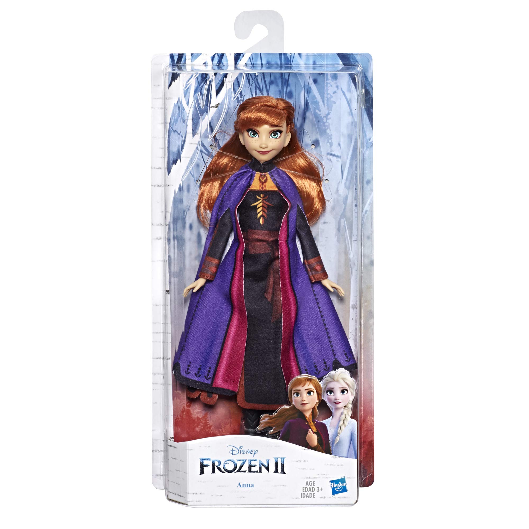 Hasbro Disney Frozen 2 Anna Fashion Doll, Multicolore, E6710ES0