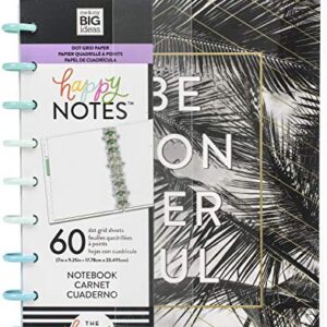 Me & My Big Ideas Happy Planner Medium Notebook W/60 Sheets-Be Wonderful, Dot Grid