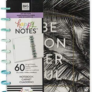 Me & My Big Ideas Happy Planner Medium Notebook W/60 Sheets-Be Wonderful, Dot Grid