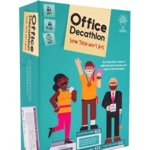 Office Decathlon Game by Gray Matters Games, Office Game for Coworkers, Olympic-Inspired Team Building Game for Work with Fun Ice Breaker Activities