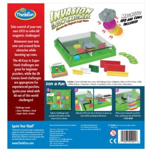 ThinkFun Invasion of the Cow Snatchers STEM Toy and Logic Game for Boys and Girls Age 6 and Up - A Magnet Maze Logic Puzzle