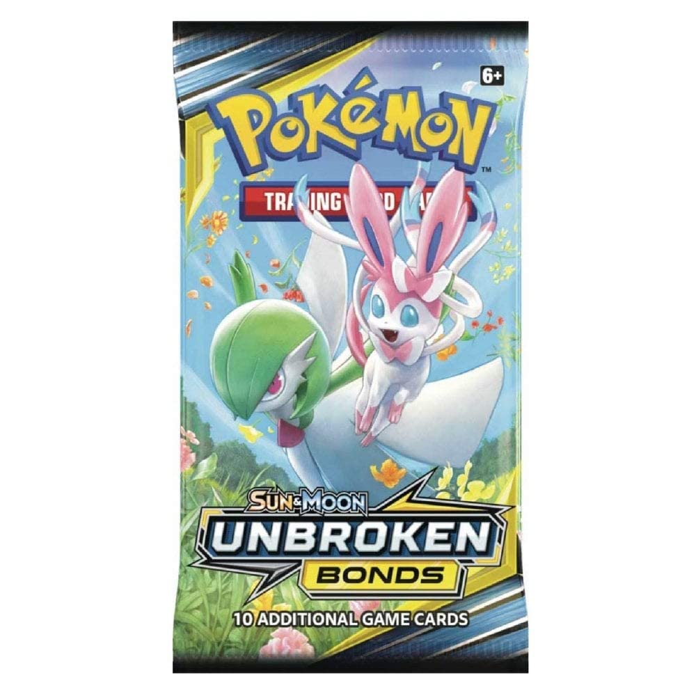 Pokémon 80547 Pokemon-Sun & Moon 10: Unbroken Bonds-Booster Packet