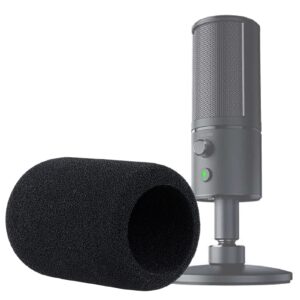 foam microphone windscreen - mic cover pop filter customized for razer seiren x streaming microphone