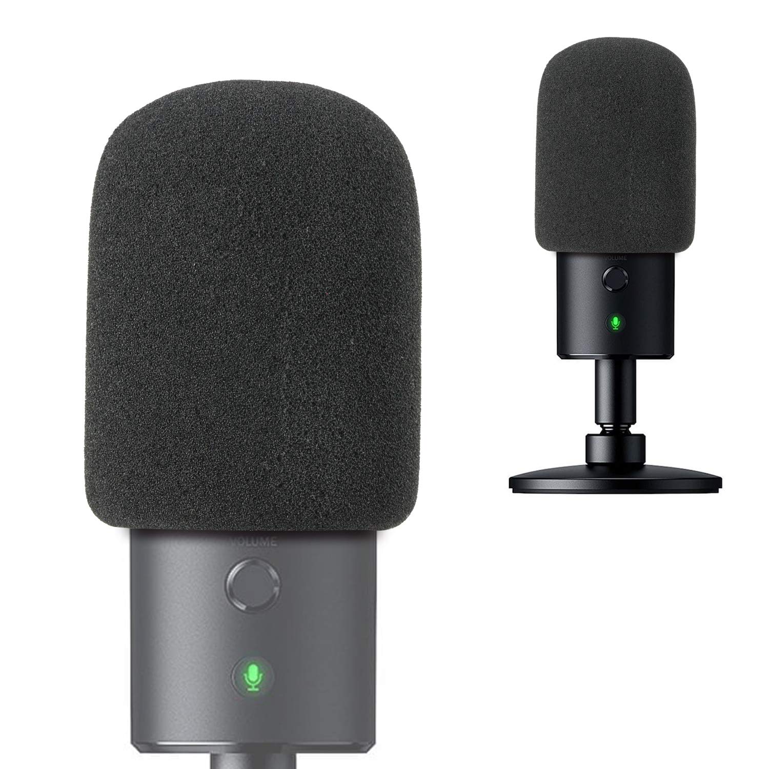 Foam Microphone Windscreen - Mic Cover Pop Filter Customized for Razer Seiren X Streaming Microphone