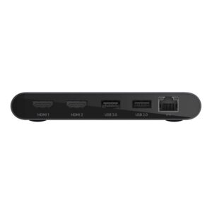 Belkin Thunderbolt 3 Dock Mini HD With Cable - Usb C Hub - Usb C Docking Station For Macos & Windows, Dual 4K @60hz, 40Gbps Transfer Speed, With Ethernet Port, BLACK