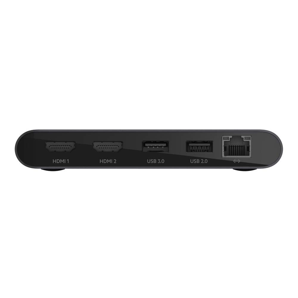 Belkin Thunderbolt 3 Dock Mini HD With Cable - Usb C Hub - Usb C Docking Station For Macos & Windows, Dual 4K @60hz, 40Gbps Transfer Speed, With Ethernet Port, BLACK