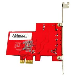 Ableconn PEX-FW107 1394b & 1394a 3-Port PCI Express (PCIe) Low Profile FireWire Host Adapter Card - TI XIO2213 Chipset