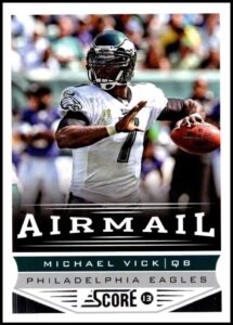 2013 panini score air mail #244 michael vick eagles nfl football card nm-mt