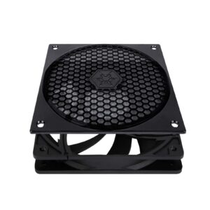 SilverStone Technology 120mm Fan Filter with Honeycomb Grille SST-FF121B-USA-2Pack