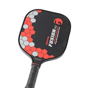 Gamma Sports Pickleball Paddles: Pickleball Rackets - Textured Fiberglass Face - Mens and Womens Pickle Ball Racquet - Indoor and Outdoor Racket: Fusion LE ~8 oz