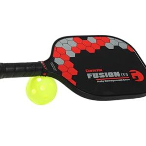 Gamma Sports Pickleball Paddles: Pickleball Rackets - Textured Fiberglass Face - Mens and Womens Pickle Ball Racquet - Indoor and Outdoor Racket: Fusion LE ~8 oz