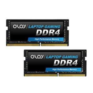 oloy ddr4 ram 32gb (2x16gb) 2666 mhz cl19 1.2v 260-pin laptop sodimm for intel (md4s162619izdc)