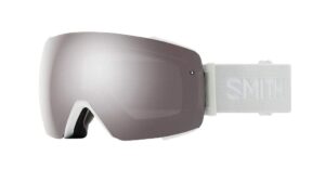 smith optics i/o mag s women's snow winter goggle - white vapor, chromapop sun platinum mirror