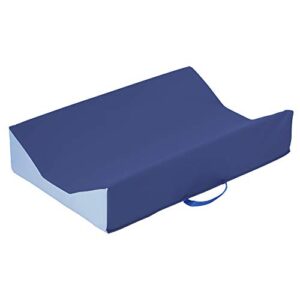 Factory Direct Partners 10421-NVPB SoftScape Ultra-Soft Daycare Baby and Infant Contoured Changing Pad, Non-Slip Bottom, Built-in Handle Easy to Transport Travel - Navy/Powder Blue