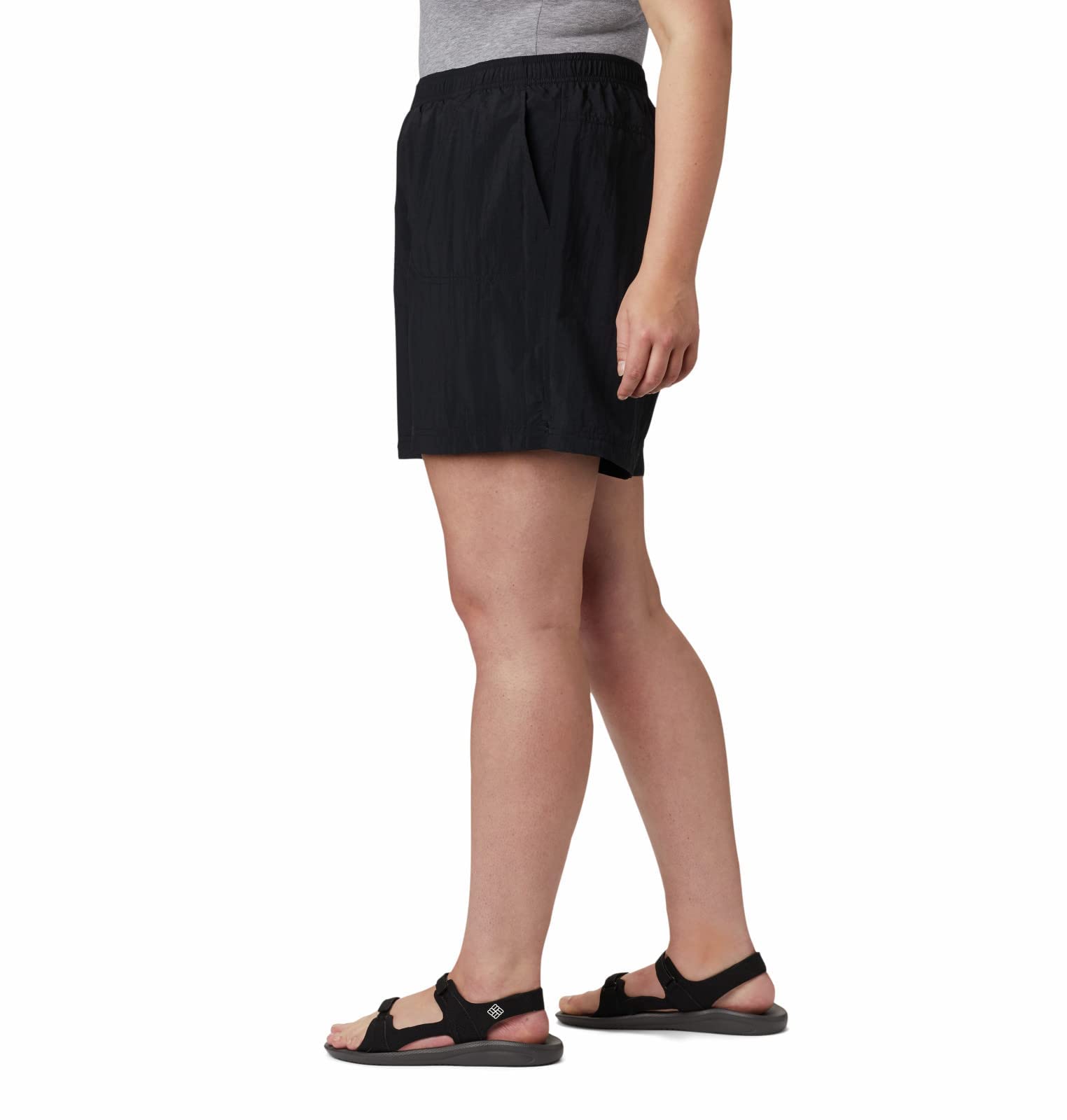 Columbia Women's Sandy River Short, Breathable, Sun Protection Shorts, black, Large x 3