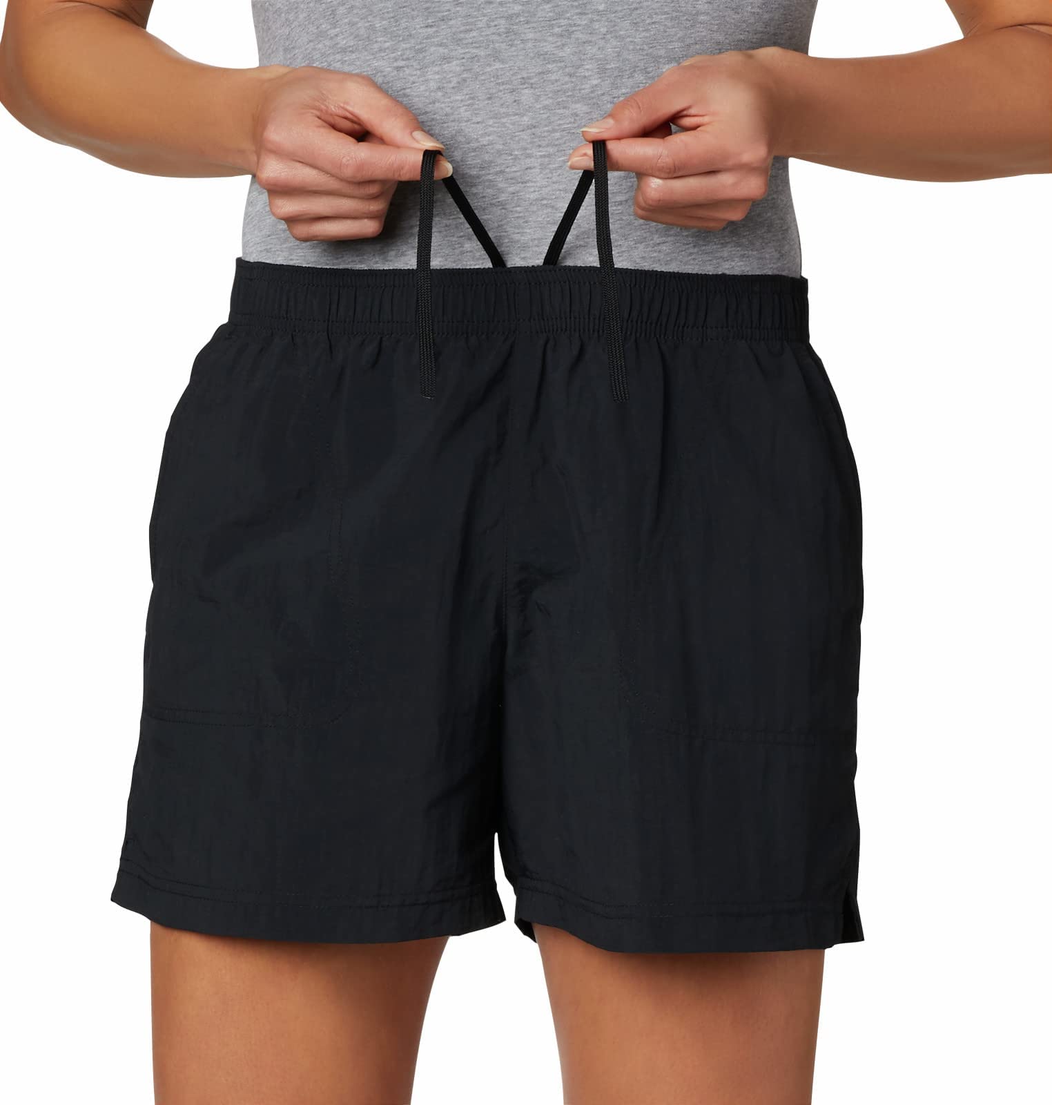 Columbia Women's Sandy River Short, Breathable, Sun Protection Shorts, black, Large x 3